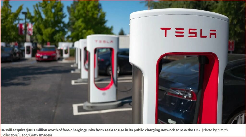 Tesla Strikes $100 Million Deal with BP to Revolutionize EV Charging ...