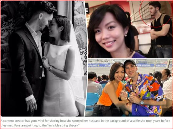 Invisible String Theory Connects Jenn Chia to her Husband in a Selfie ...