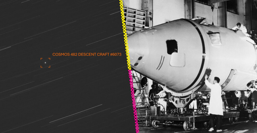Soviet-Era Spacecraft Kosmos 482 Could Crash to Earth: Experts Weigh in ...
